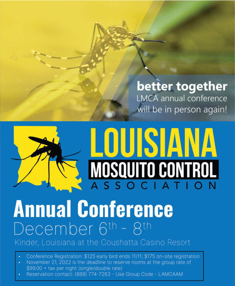 LMCA Annual Conference – Louisiana Mosquito Control Association